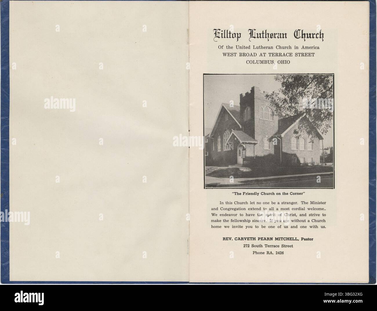 The *Hilltop Lutheran Church 25th Anniversary Memory Book* commemorates ...