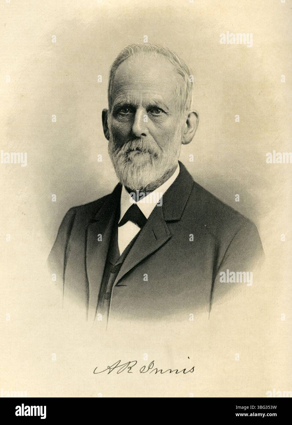 These portraits from 1909 depict Adam Read Innis, a former teacher ...