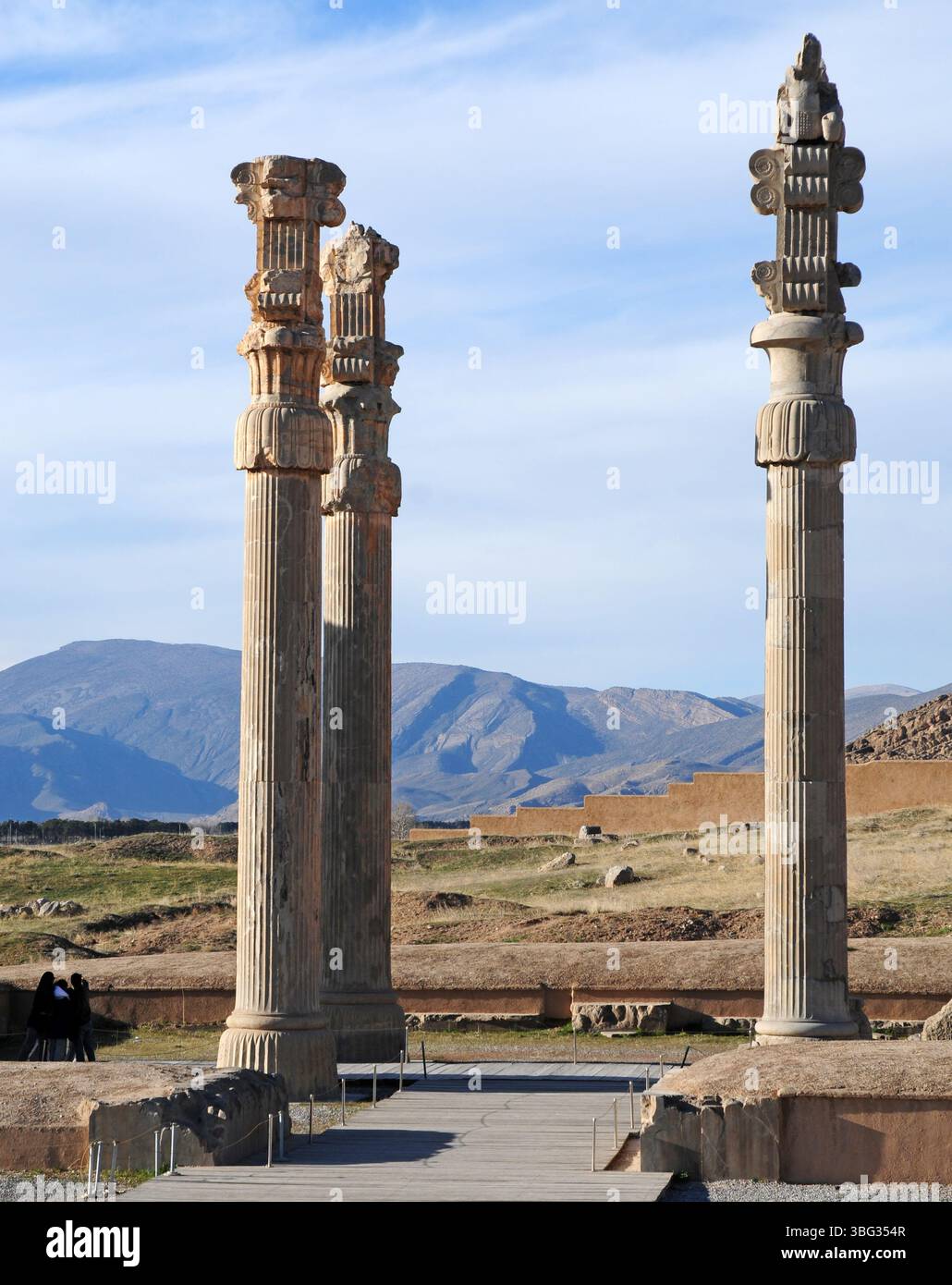 Persepolis, located in the Iranian city of Shiraz and the capital of ...
