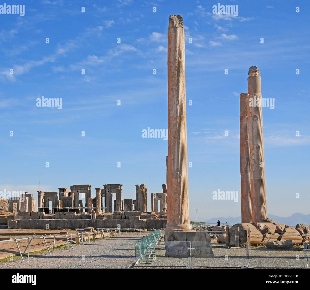 Persepolis, located in the Iranian city of Shiraz and the capital of ...