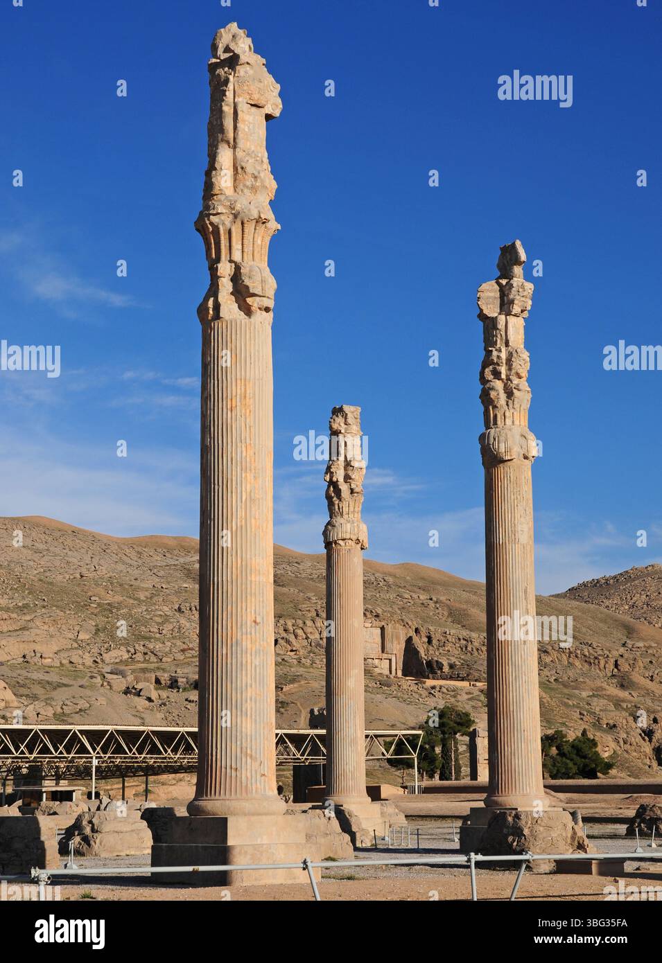 Persepolis, located in the Iranian city of Shiraz and the capital of ...