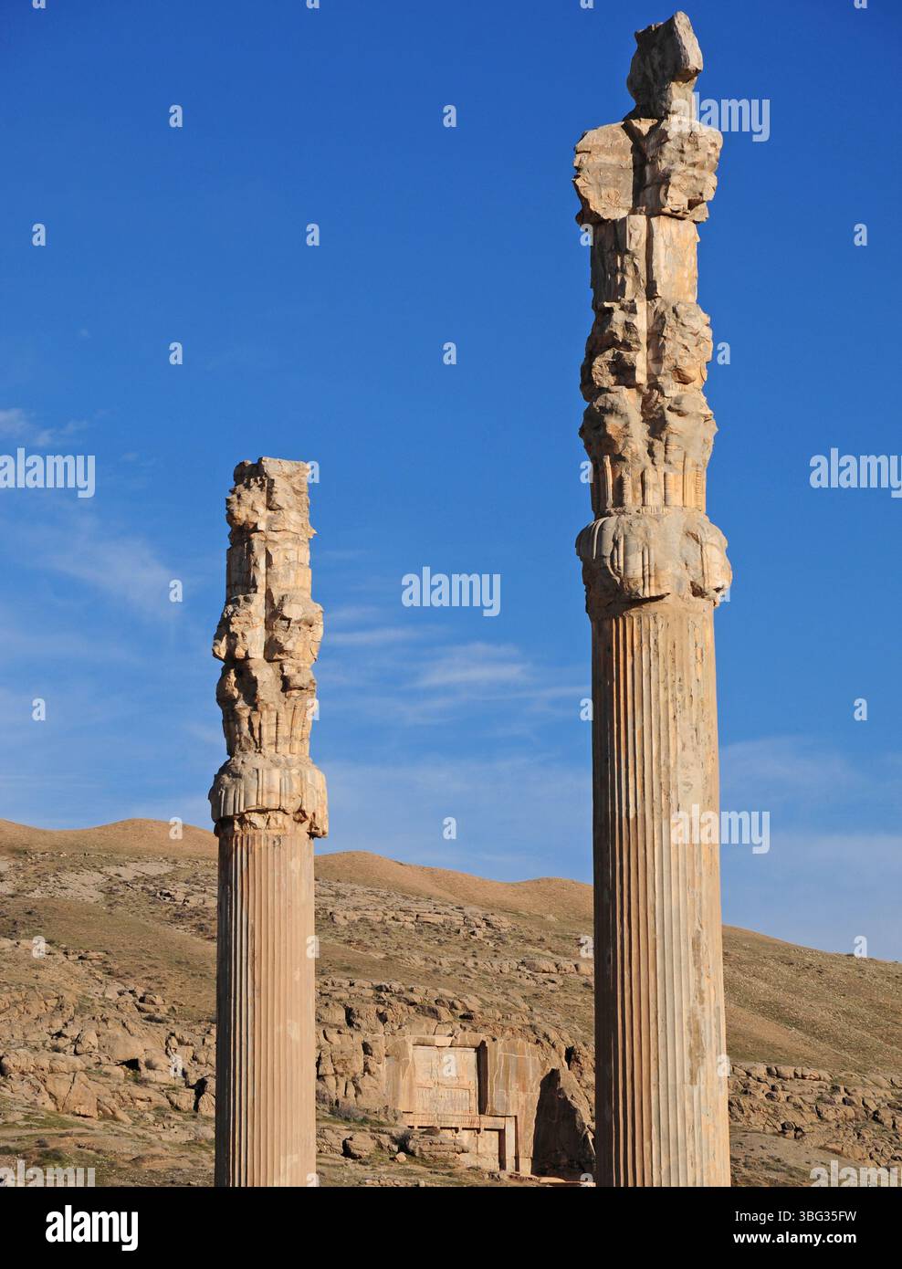 Persepolis, located in the Iranian city of Shiraz and the capital of ...