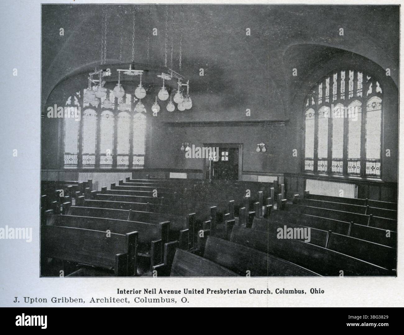 Neil Avenue Presbyterian Church, shown in 1910, includes both exterior ...