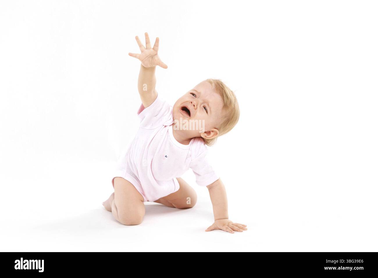 Child hand head crying Cut Out Stock Images & Pictures - Alamy