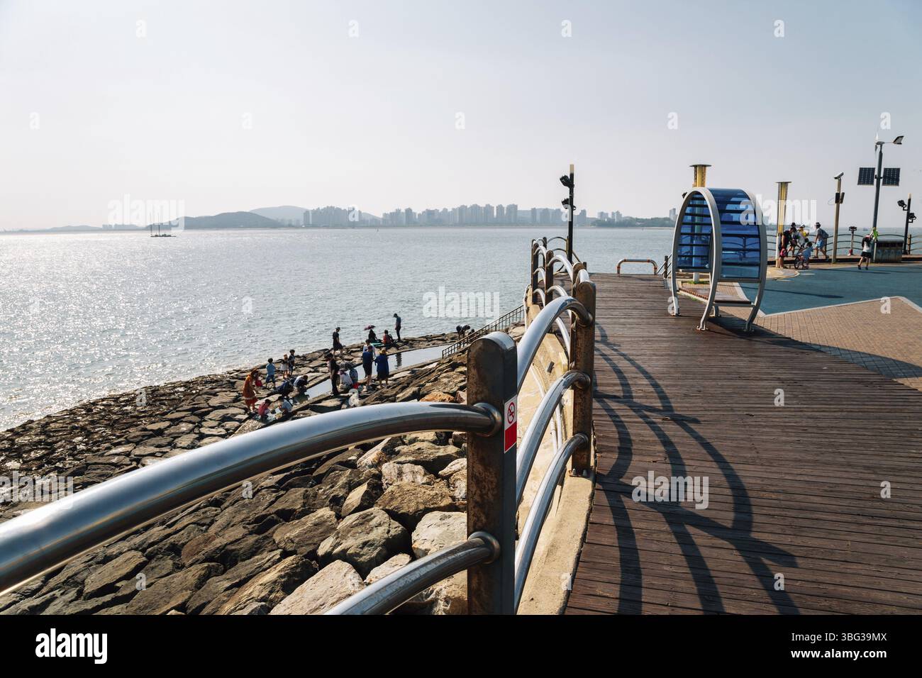 Wolmido island park seaside road in Incheon, Korea Stock Photo - Alamy