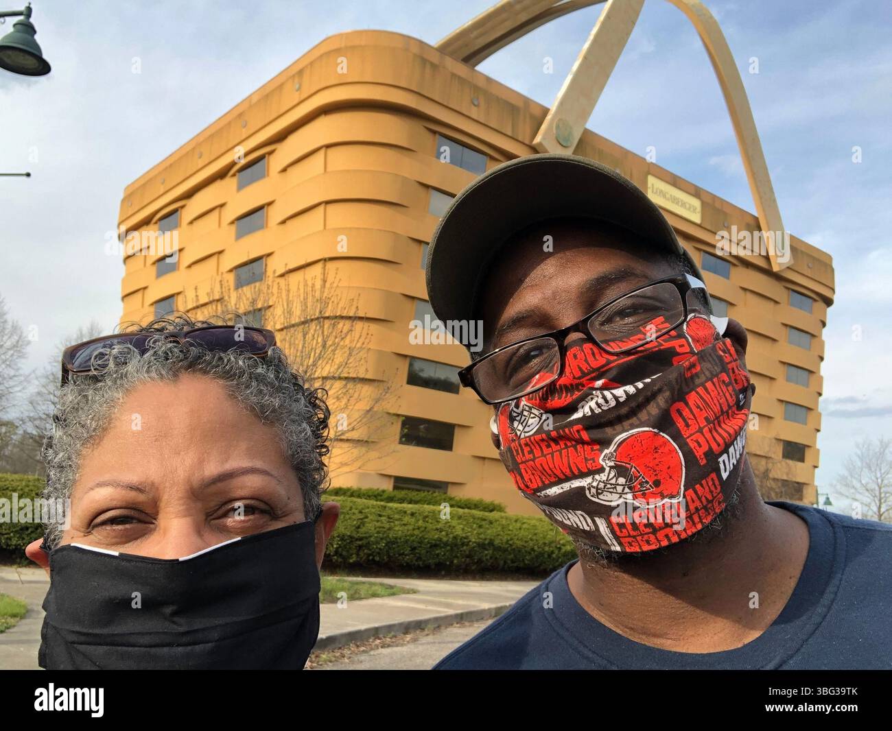 A self-portrait of Pastor Bruce Wynn and Sheri-Lynn Wynn in front of ...