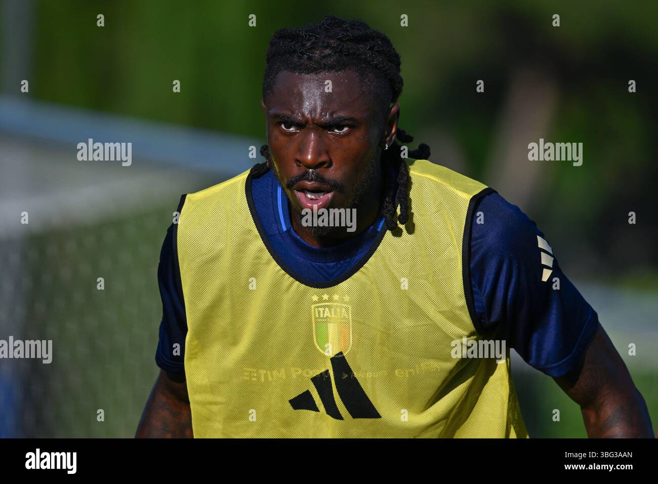 Florence, Italy. 03rd June, 2025. Italian player Moise Kean during ...