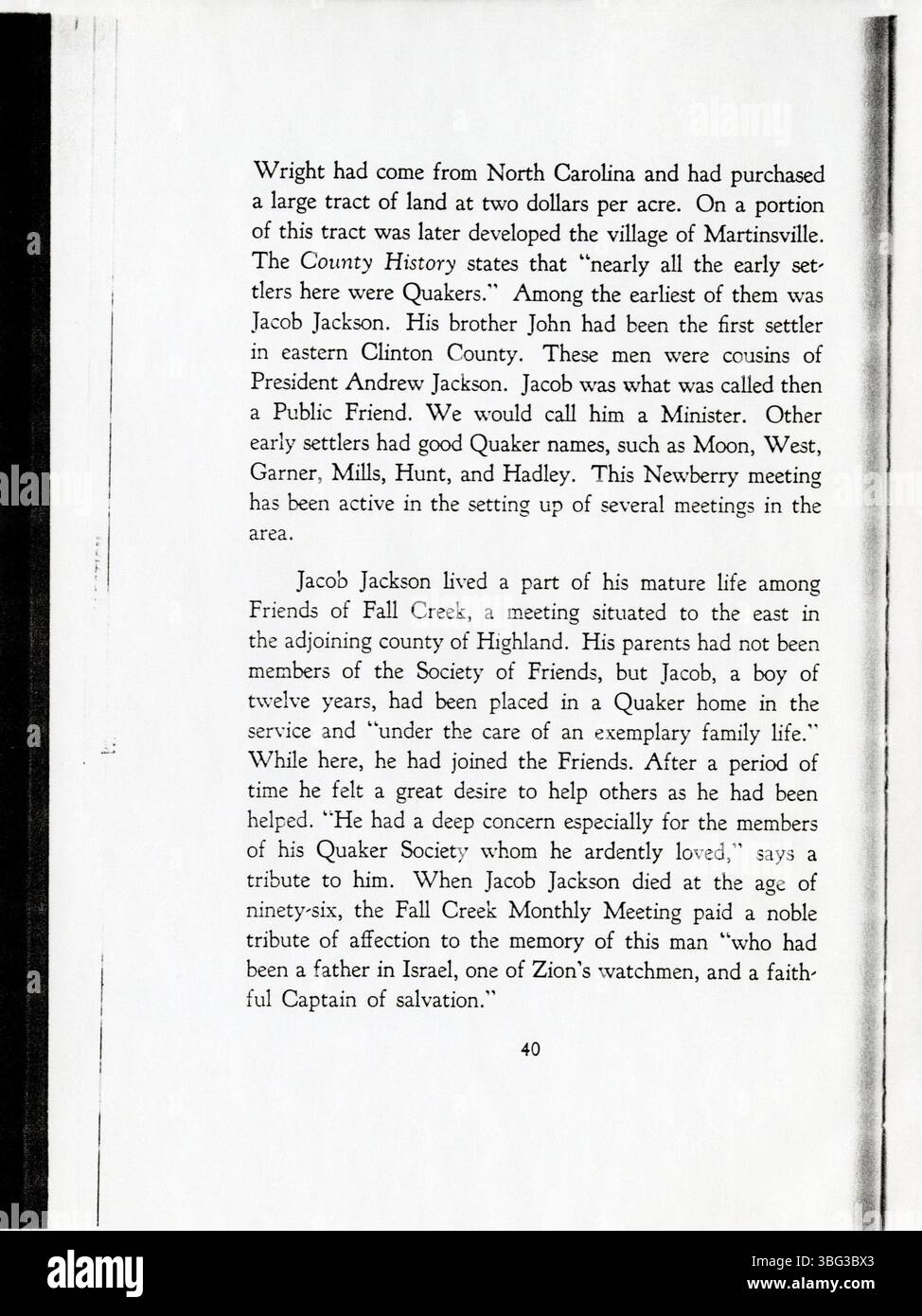 Quaker migration hi-res stock photography and images - Alamy