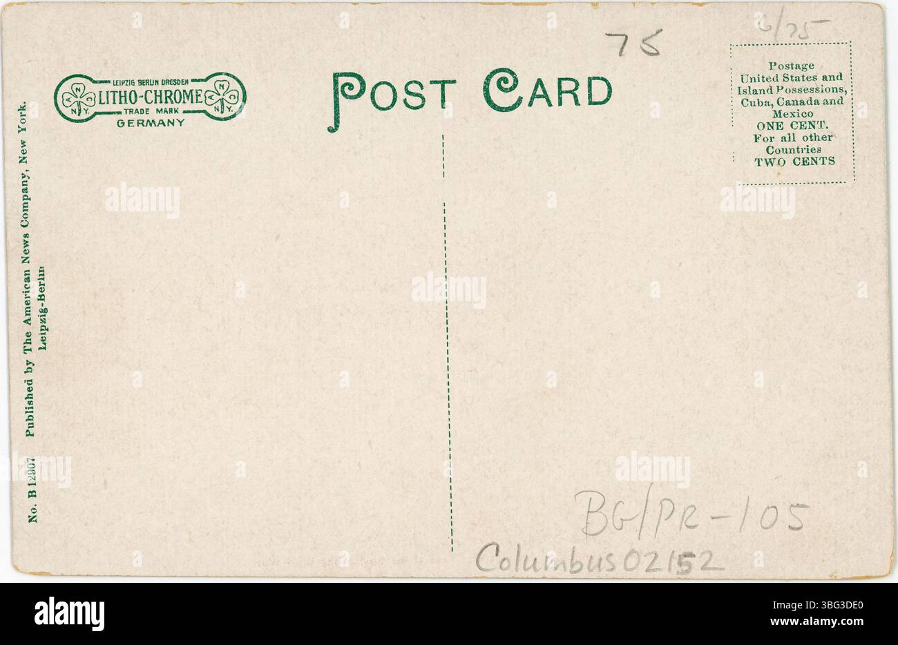 A color postcard depicting the Old Four Mile House on West Broad Street ...