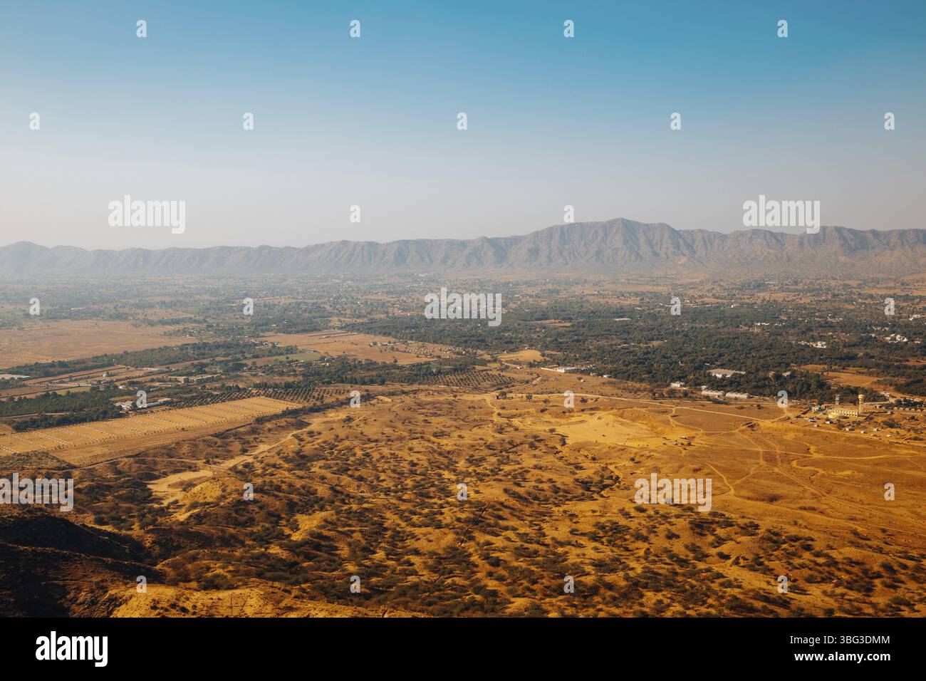Mountain view from Savitri Mata Temple in Pushkar, India, Asia Stock ...