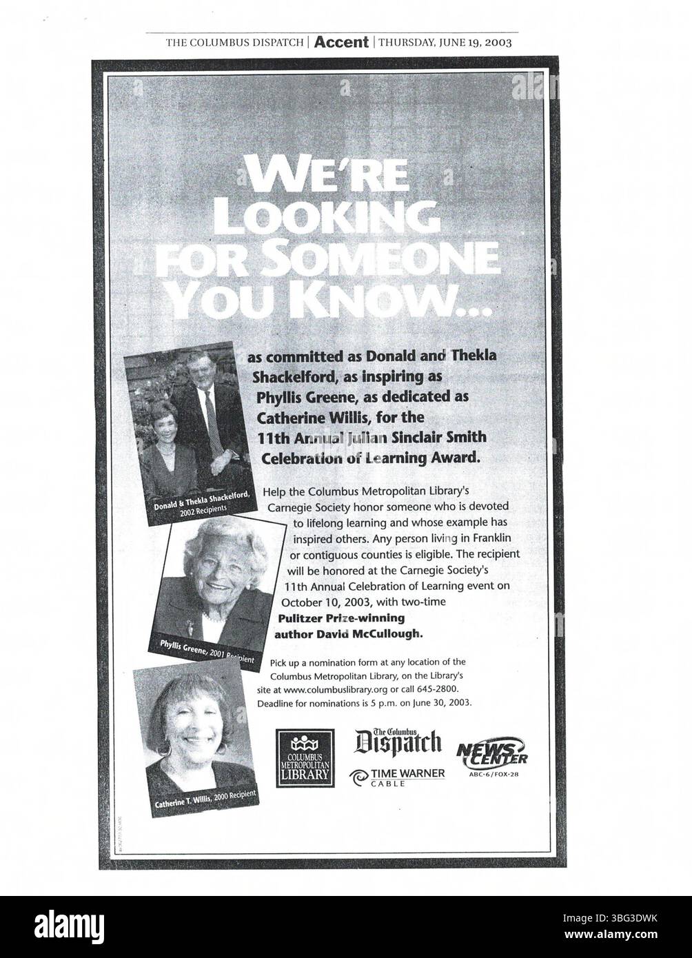 Columbus educational history Cut Out Stock Images & Pictures - Alamy