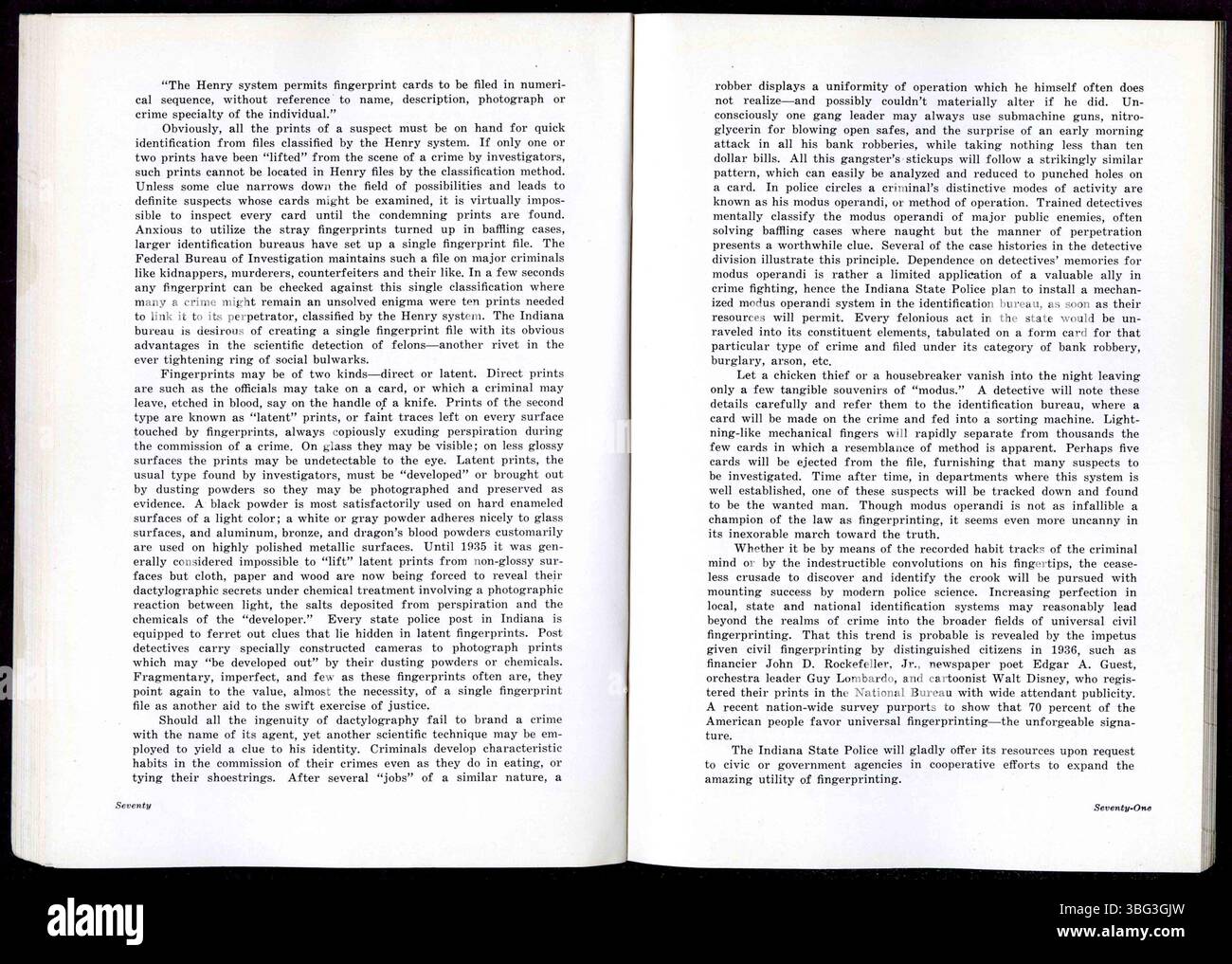 This document provides a history of the Indiana State Police from 1921 ...