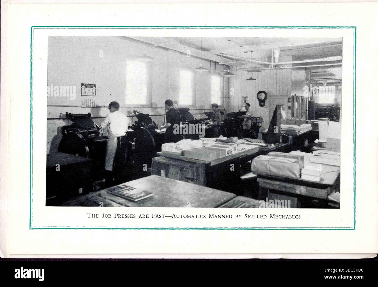 This page of the pamphlet covers The Sentinel Printing Company's 150 ...