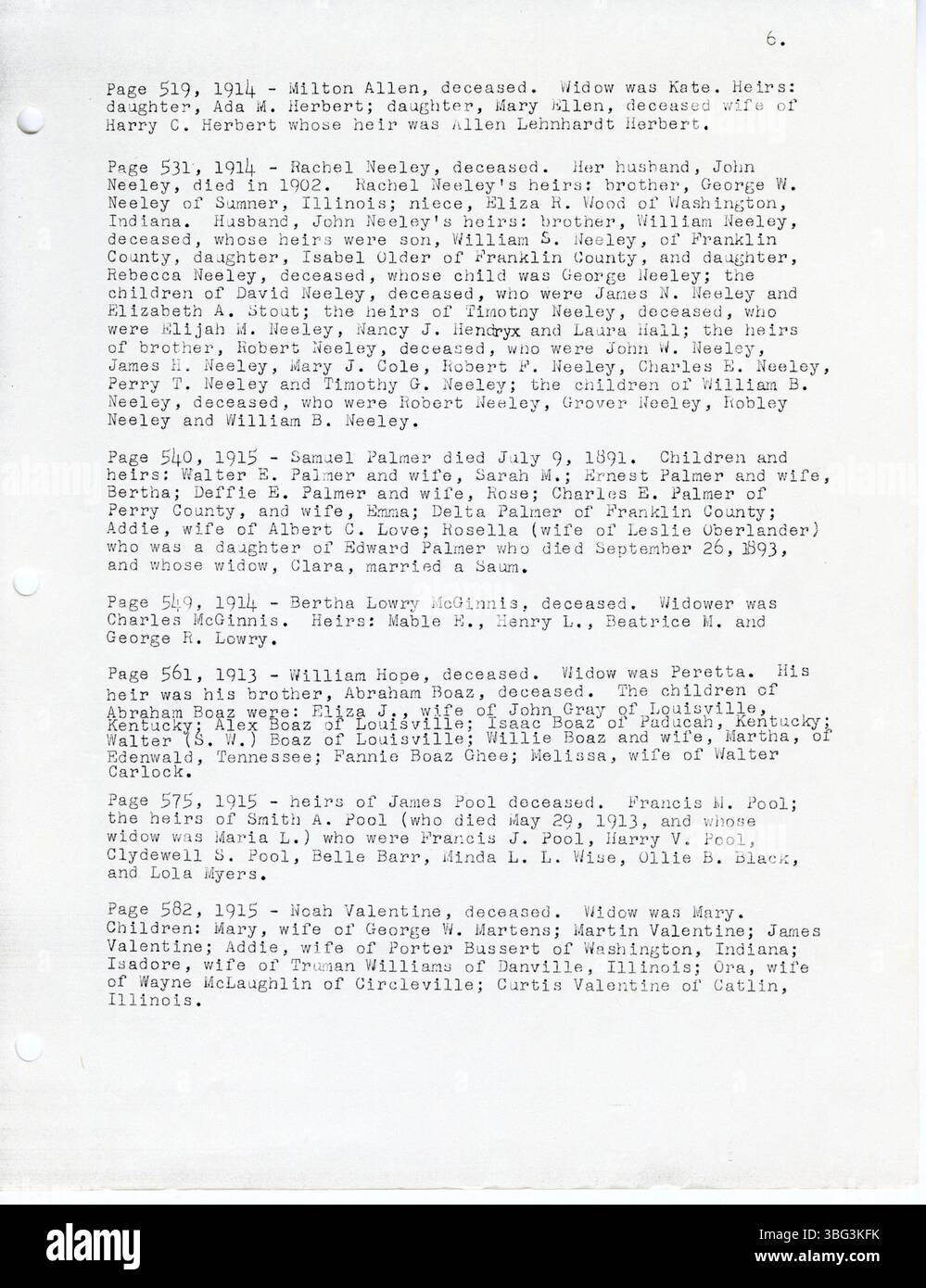 This page from the 1987 volume contains abstracts of Common Pleas Court ...