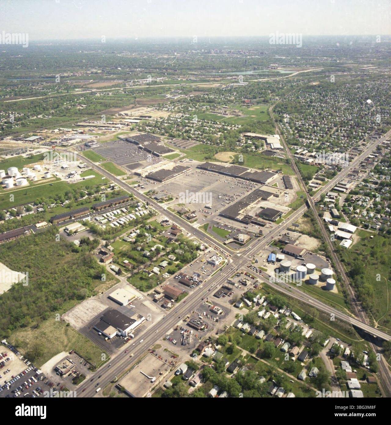Aerial views of Great Western Shopping Center taken circa 1986. The ...
