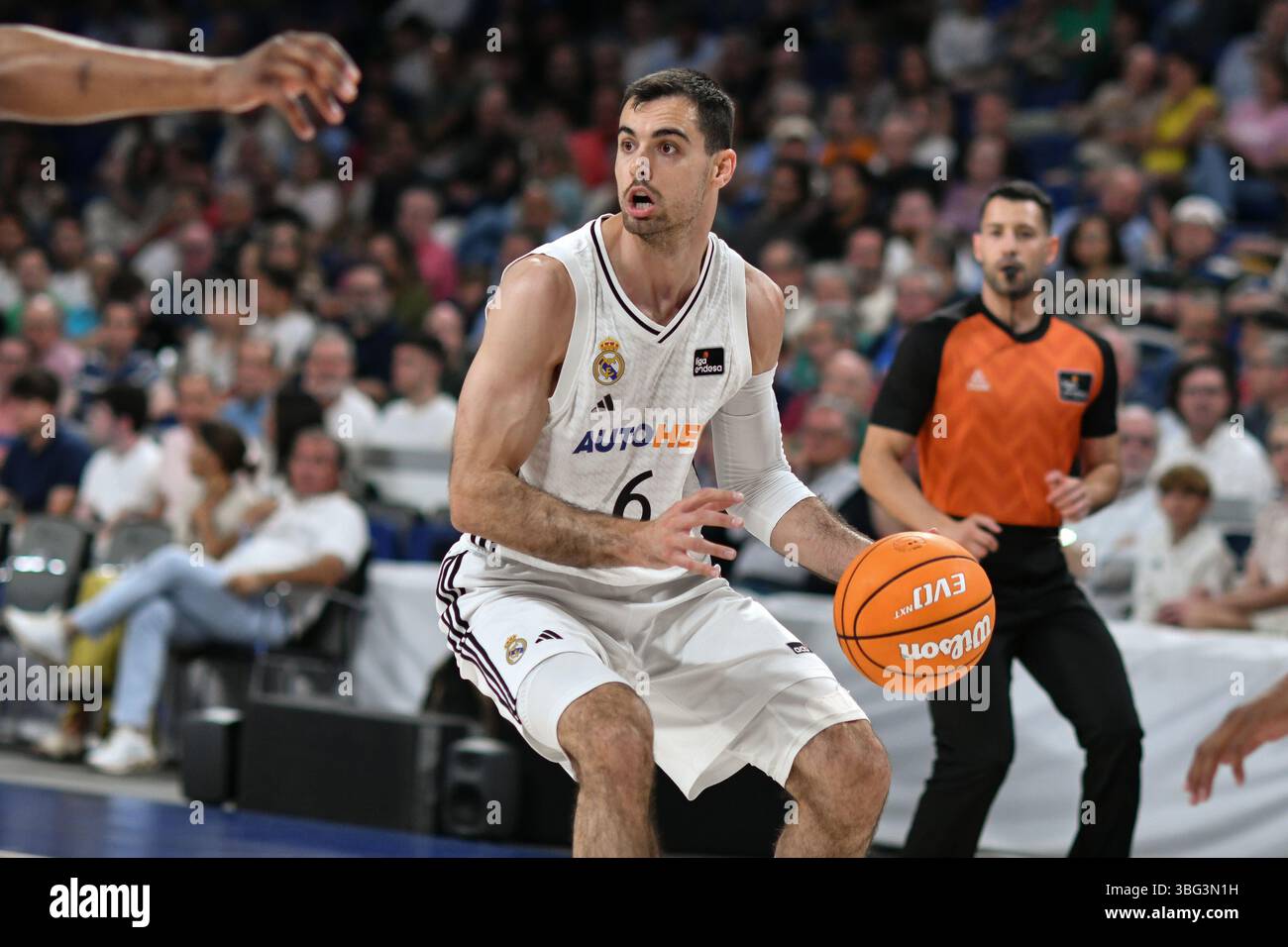 Alberto Abalde of Real Madrid during the quarterfinals of the Playoffs ...