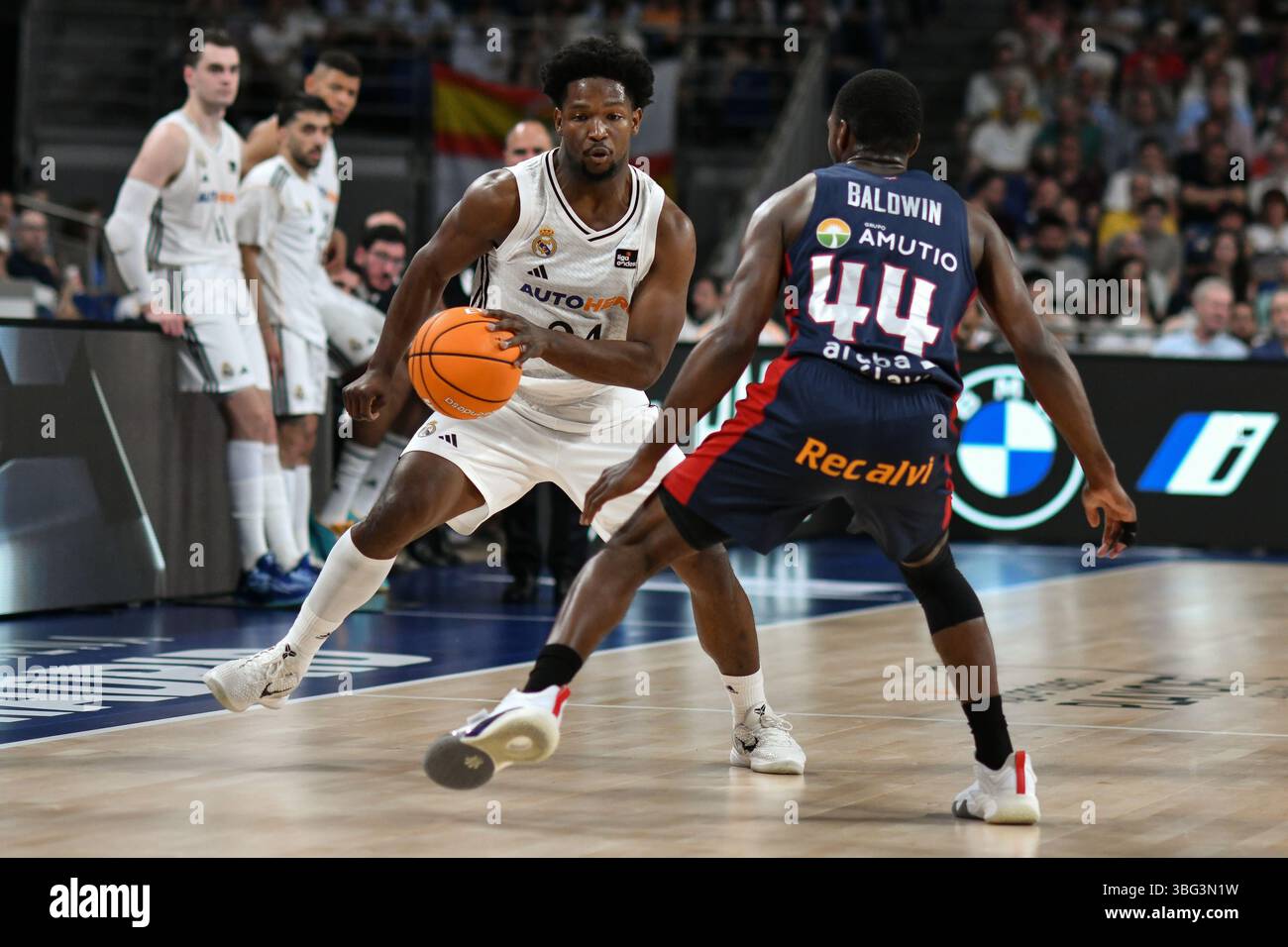 Andrés Feliz of Real Madrid during the quarterfinals of the Playoffs ...