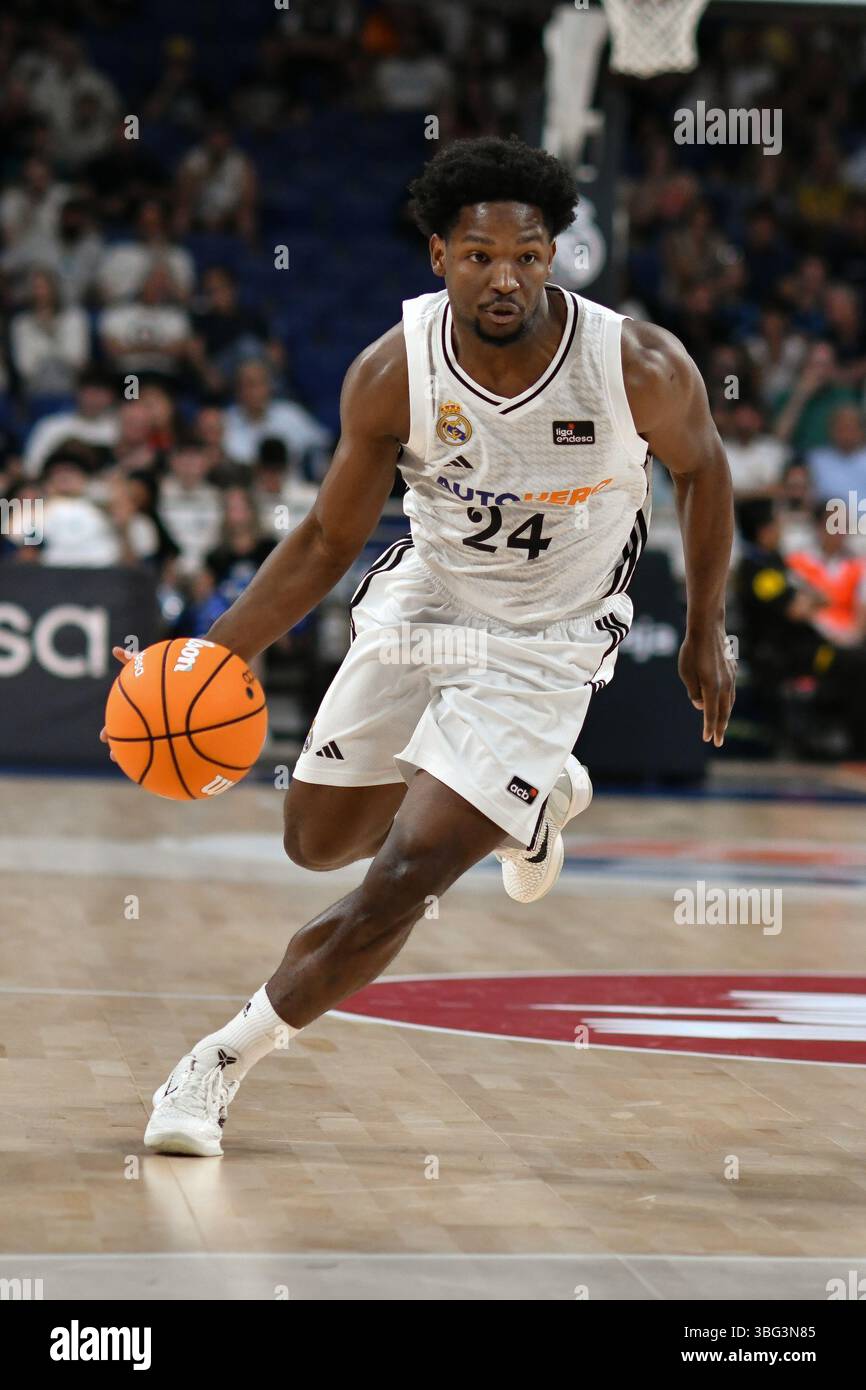 Andrés Feliz of Real Madrid during the quarterfinals of the Playoffs ...