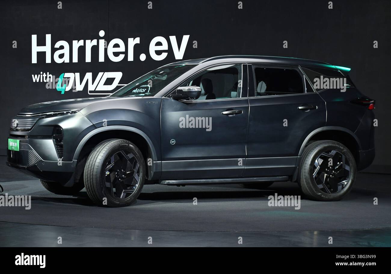 Mumbai, India. 03rd June, 2025. Stealth edition of Harrier EV, electric ...