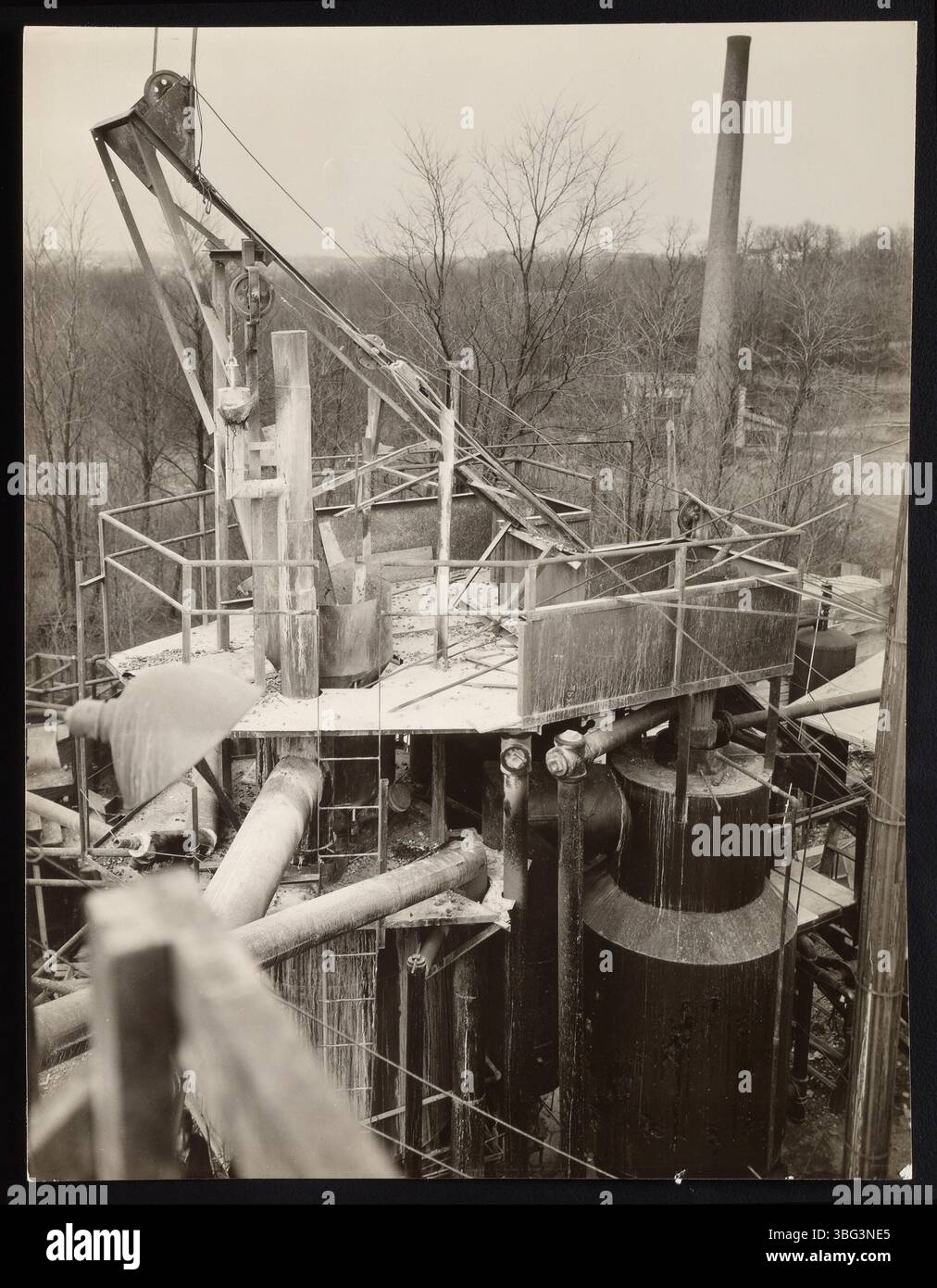 The Fixed Nitrogen Research Laboratory's experimental blast furnace in ...