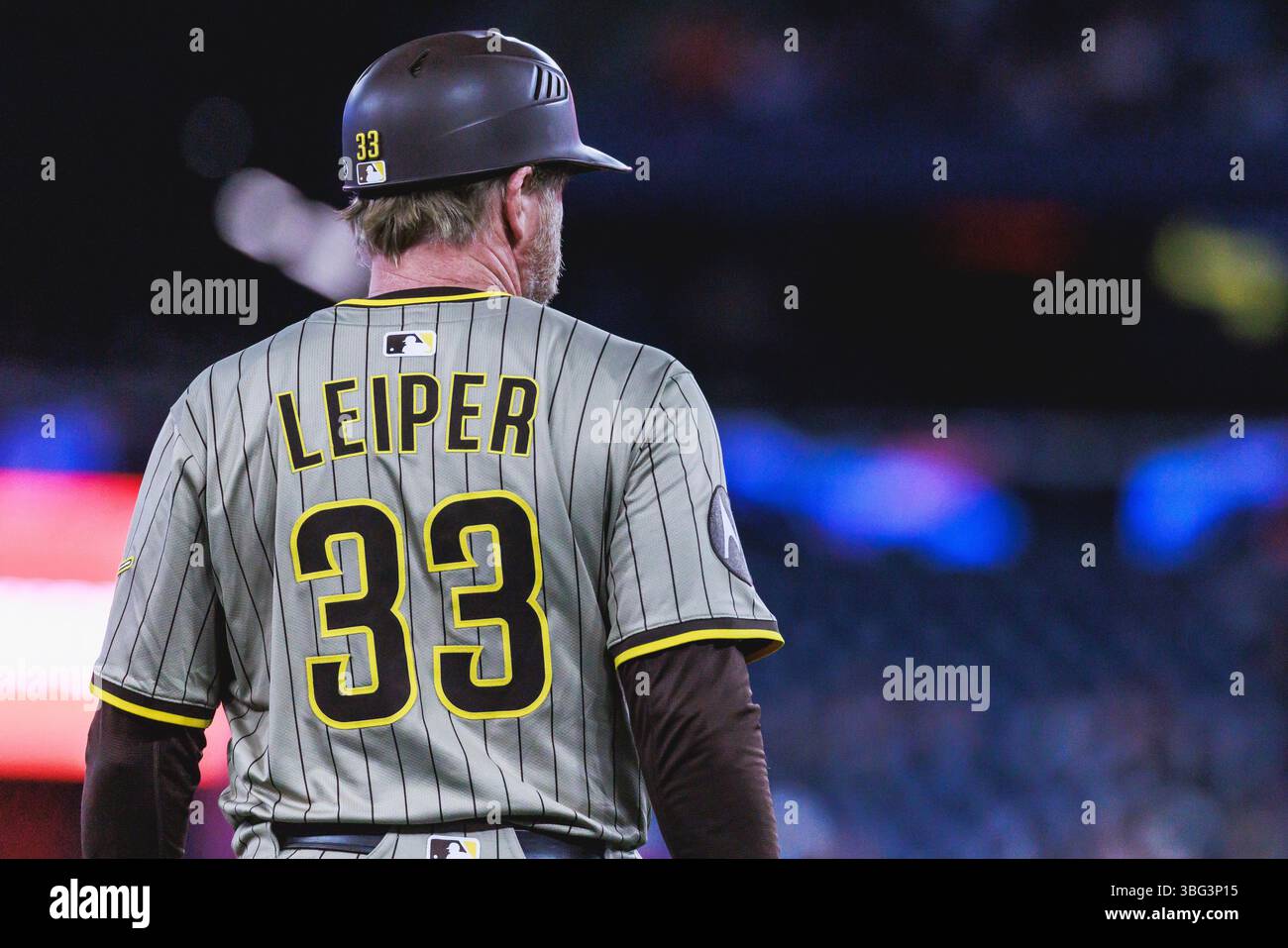 TORONTO, ON - MAY 20: San Diego Padres Third Base Coach Tim Leiper (33 ...