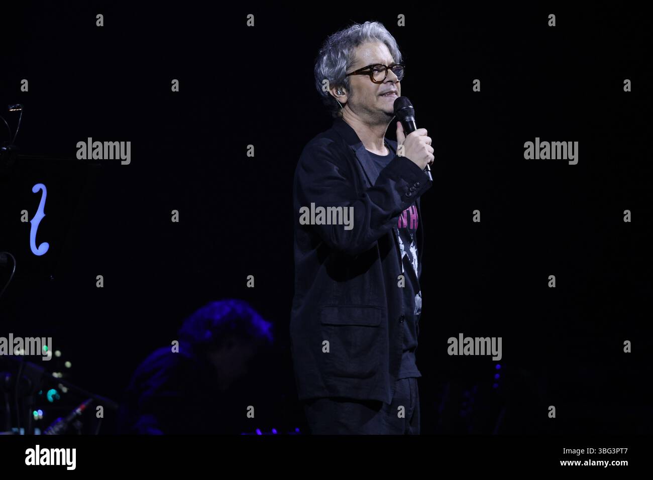 Bologna, Italy. 03rd June, 2025. Italian singer Samuele Bersani on ...