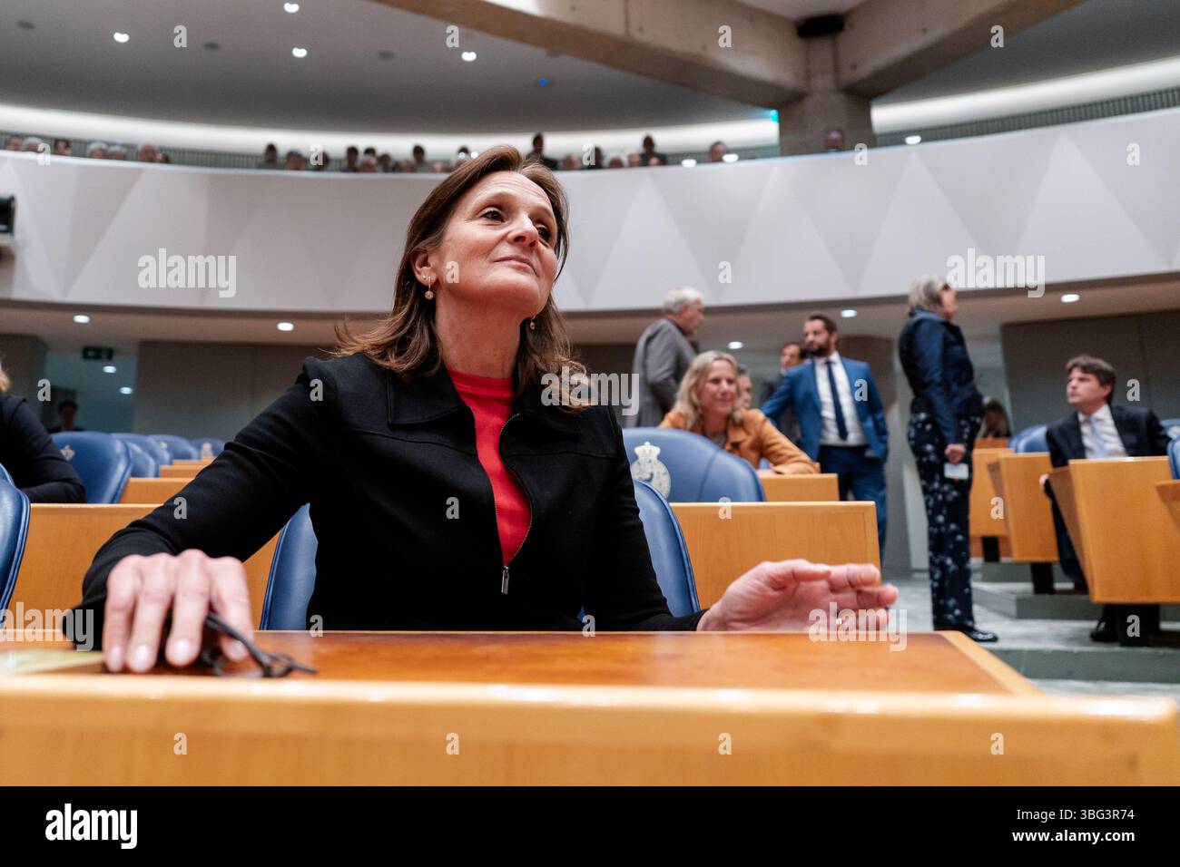 DEN HAAG, NETHERLANDS - JUNE 3: Nicolien van Vroonhoven (NSC) during the Plenary Debate at the ...