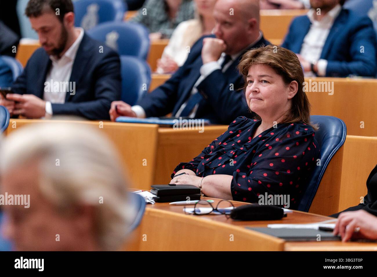 DEN HAAG, NETHERLANDS - JUNE 3: Mariska Rikkers-Oosterkamp (BBB) during ...