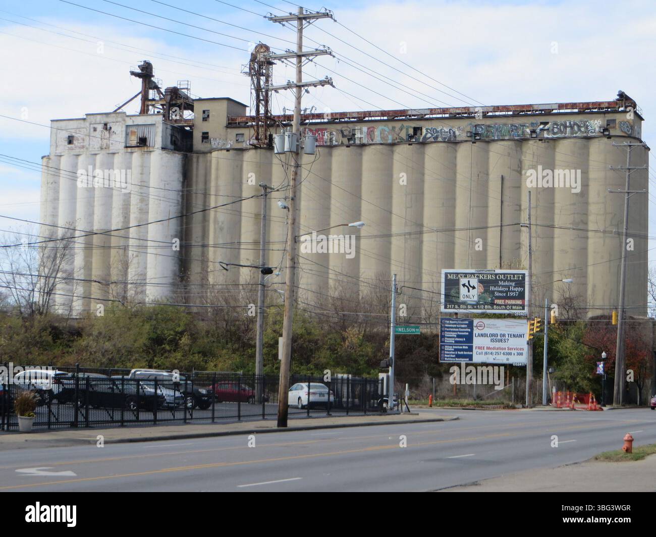 Photographs of Main and Nelson Station, historic grain elevators on ...