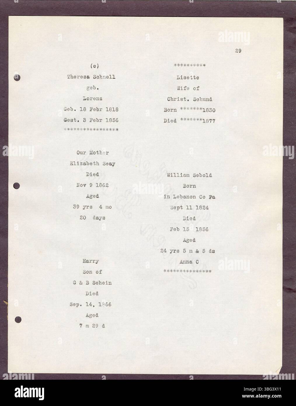 This section continues to list the remaining tombstones in Greenlawn ...