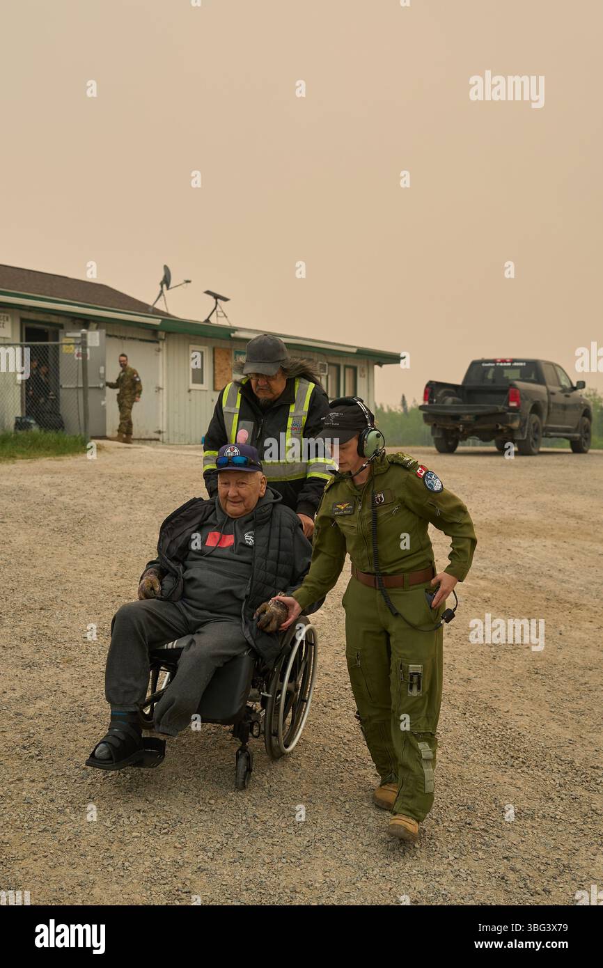 Norway House, Canada. 03rd June, 2025. Royal Canadian Air Force Maj ...