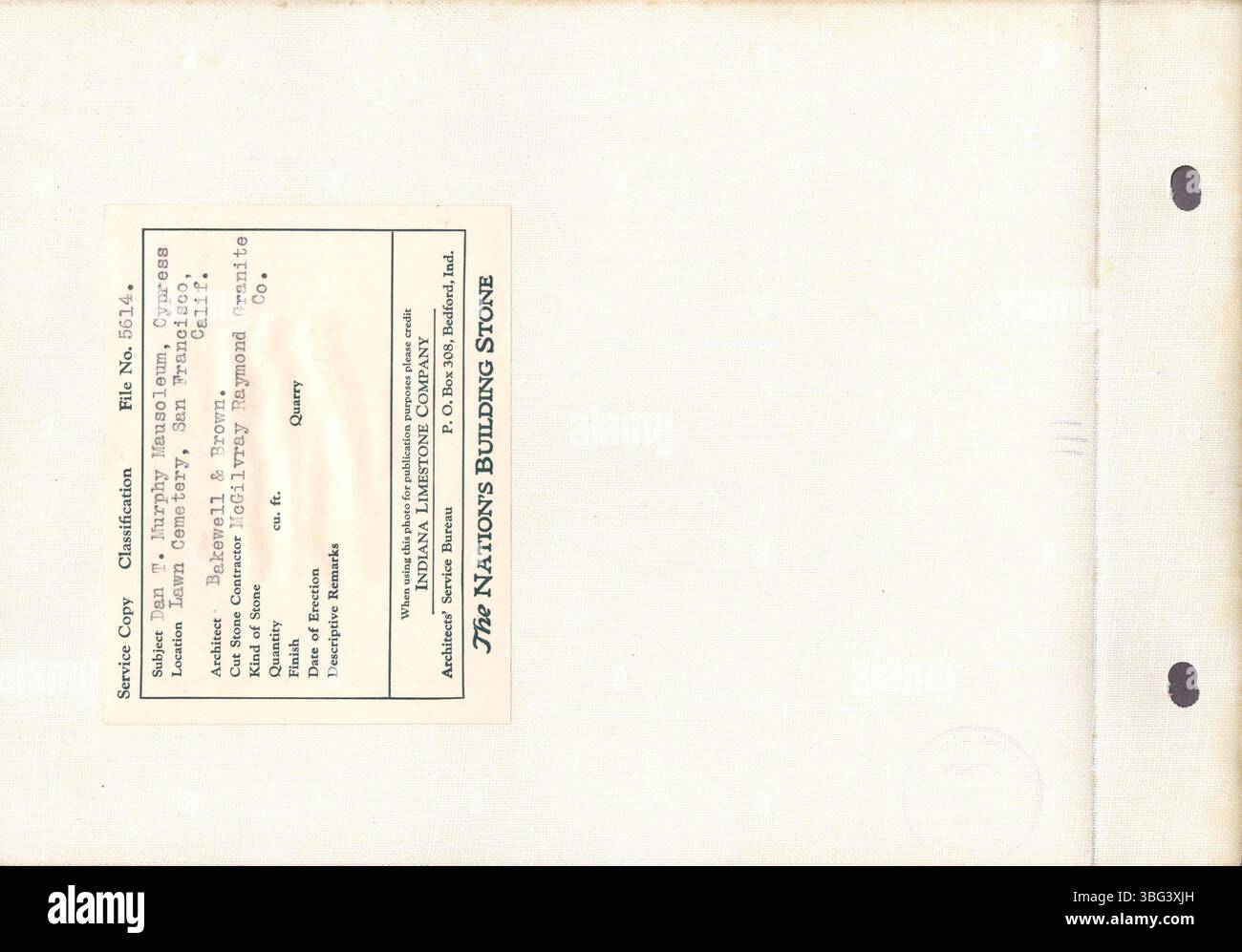 Volume 1 of 'Indiana Limestone: The Nation's Building Stone' (circa ...