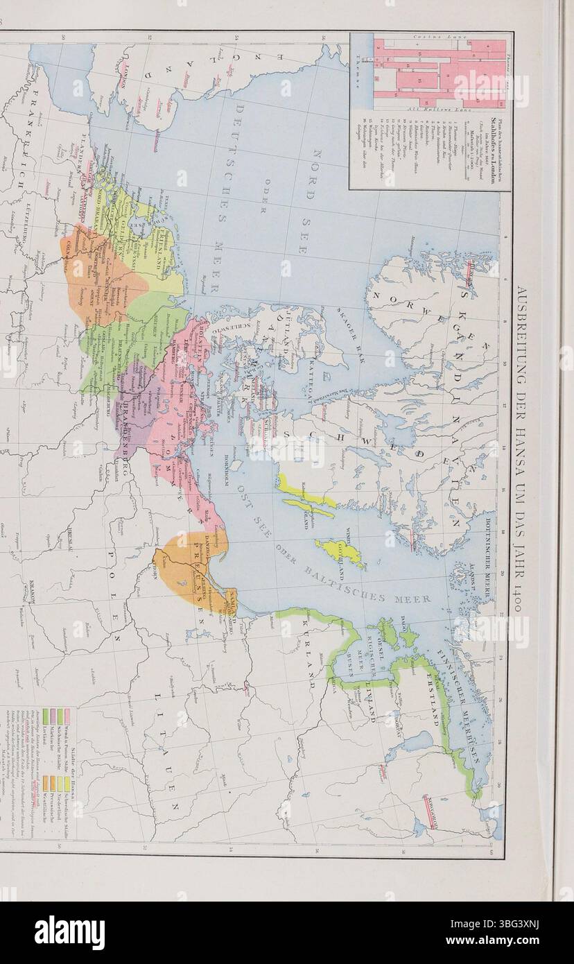 This page from G. Droysen's 1886 Historical Atlas provides a map of the ...