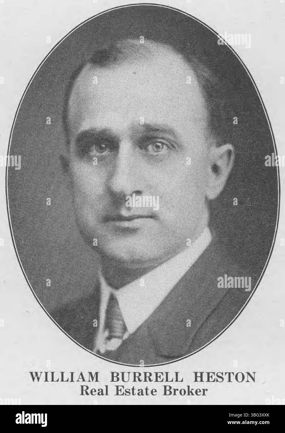 This 1915 portrait depicts William Burrell Heston (1879–1926), born in ...