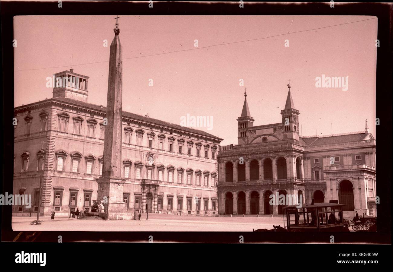 The Lateran Obelisk, located in Rome's Piazza San Giovanni in Laterano ...