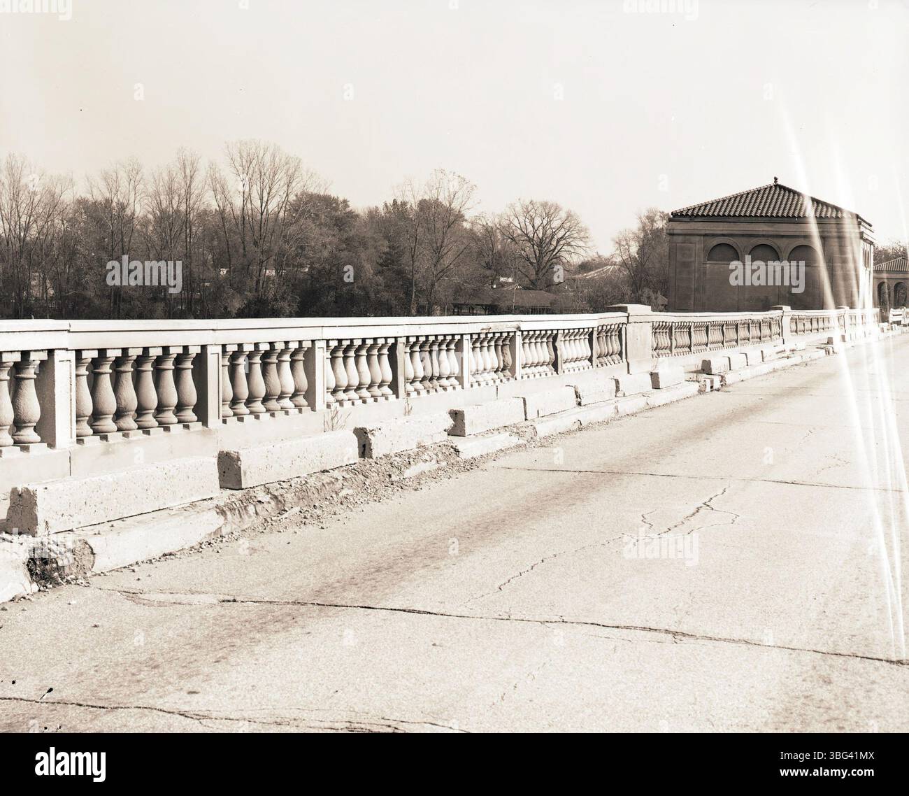 Image from 1989 documenting structural deterioration of the O ...