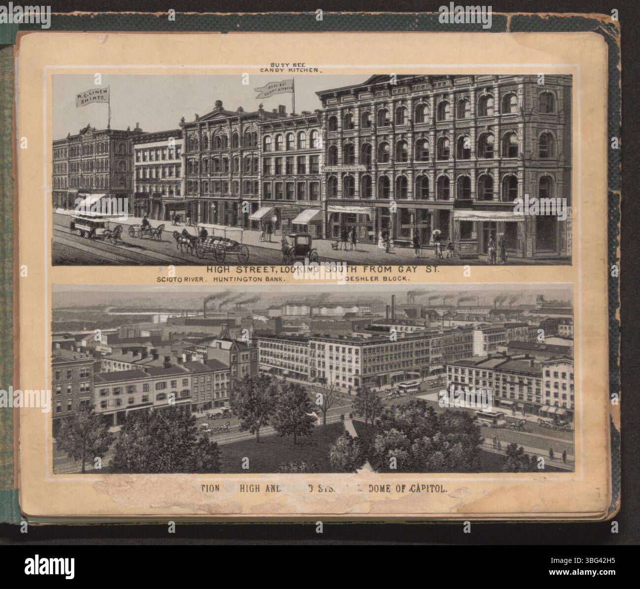 The 1888 Souvenir of Columbus includes various illustrations of ...