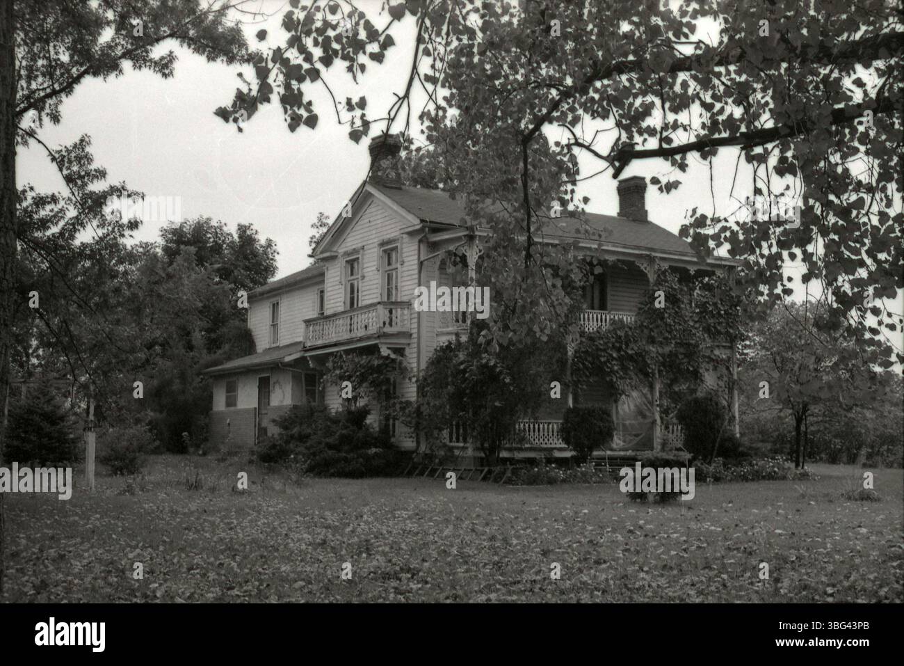 Photograph by A.V. Shirk of an unidentified frame house in the federal ...
