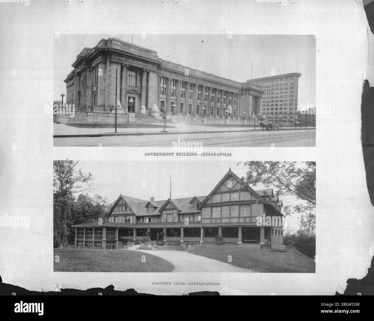 This page from the 1909 'Art Work of Indianapolis and Vicinity ...