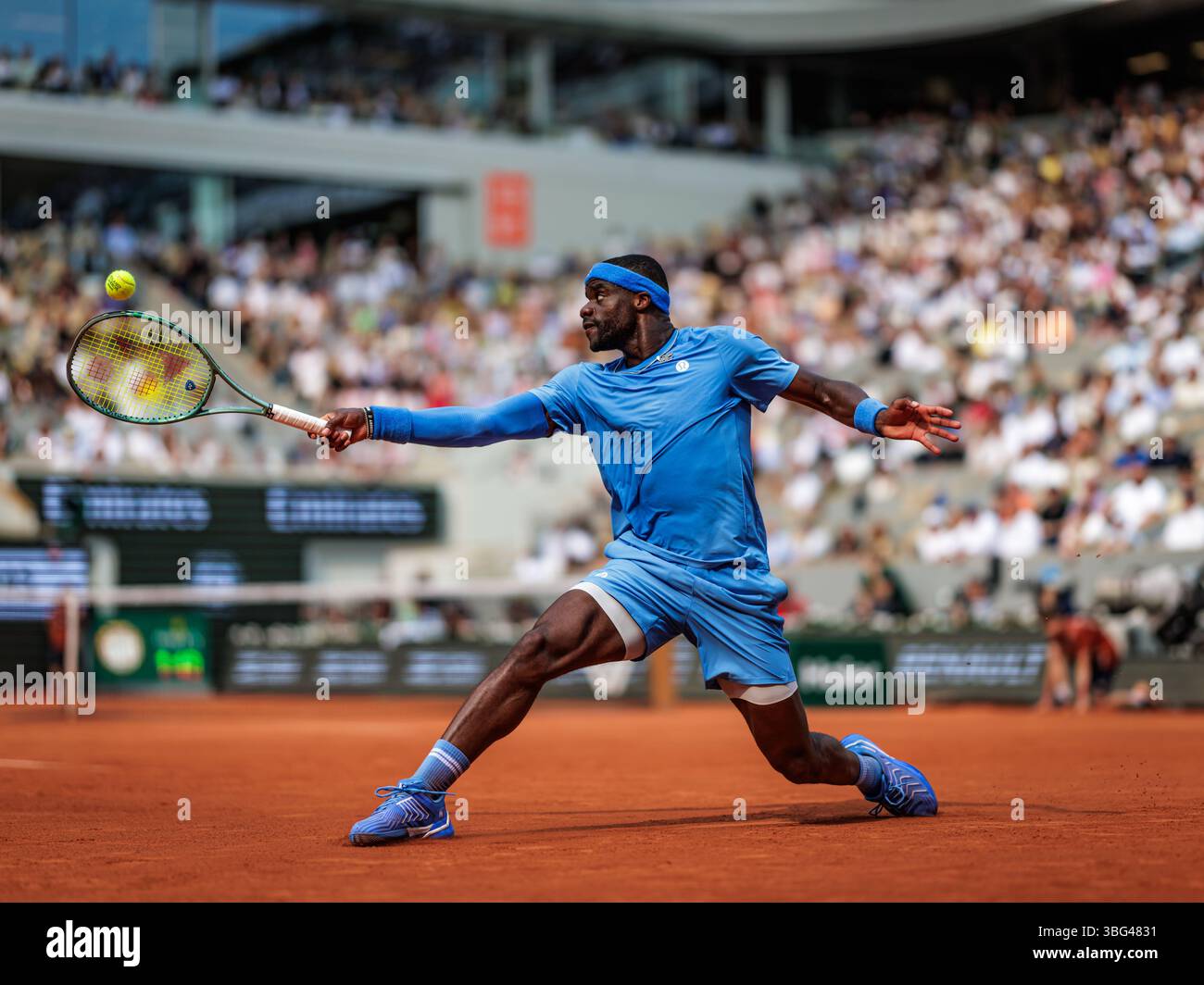 Paris, France. 03rd June, 2025. Frances Tiafoe (USA) during the 2025 ...