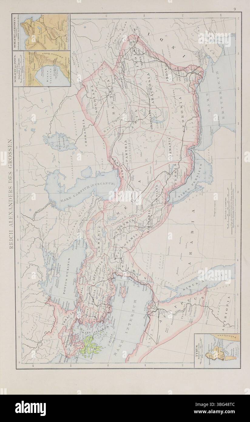 G. Droysen's 1886 Historical Atlas, written in German, contains 96 maps ...