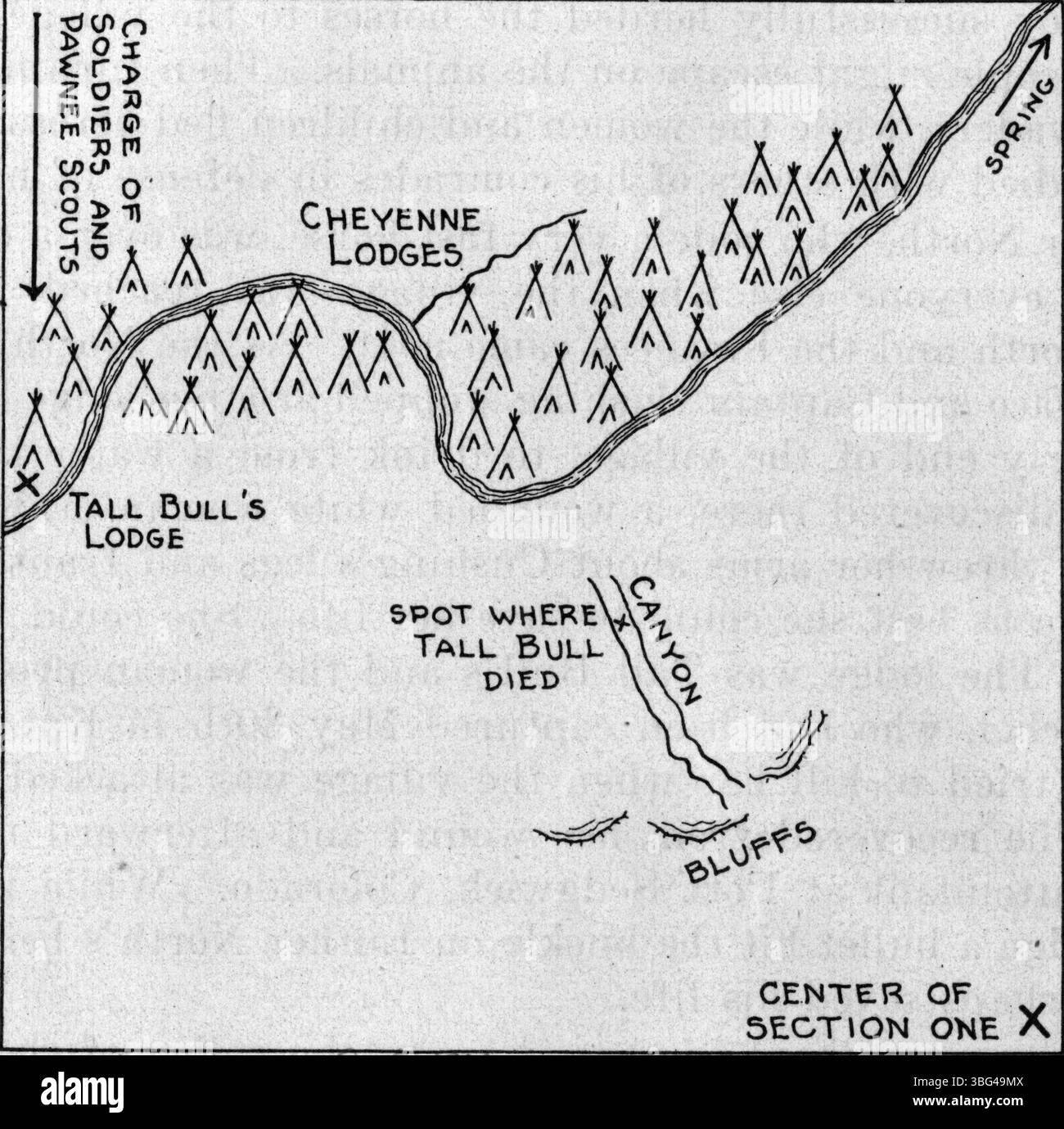 Map of native american locations hi-res stock photography and images ...