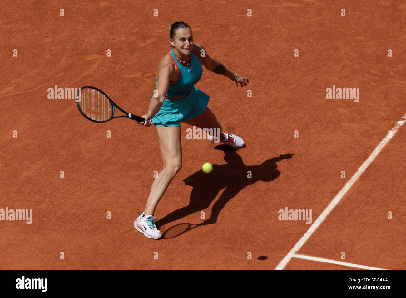 Aryna Sabalenka during the Roland-Garros 2025, French Open, Grand Slam ...