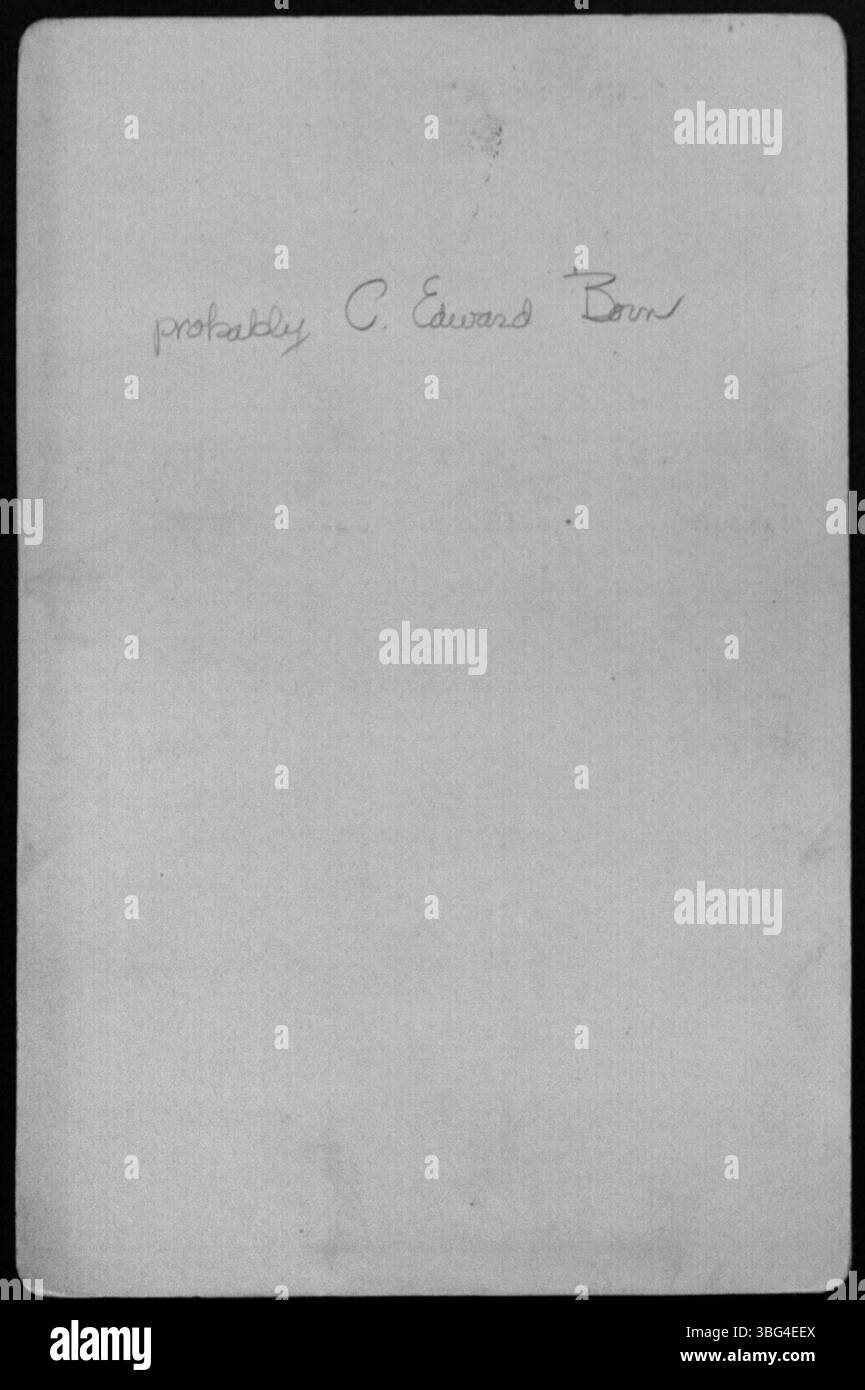A photograph of Conrad Edward Born, Sr., taken from the Born family's ...