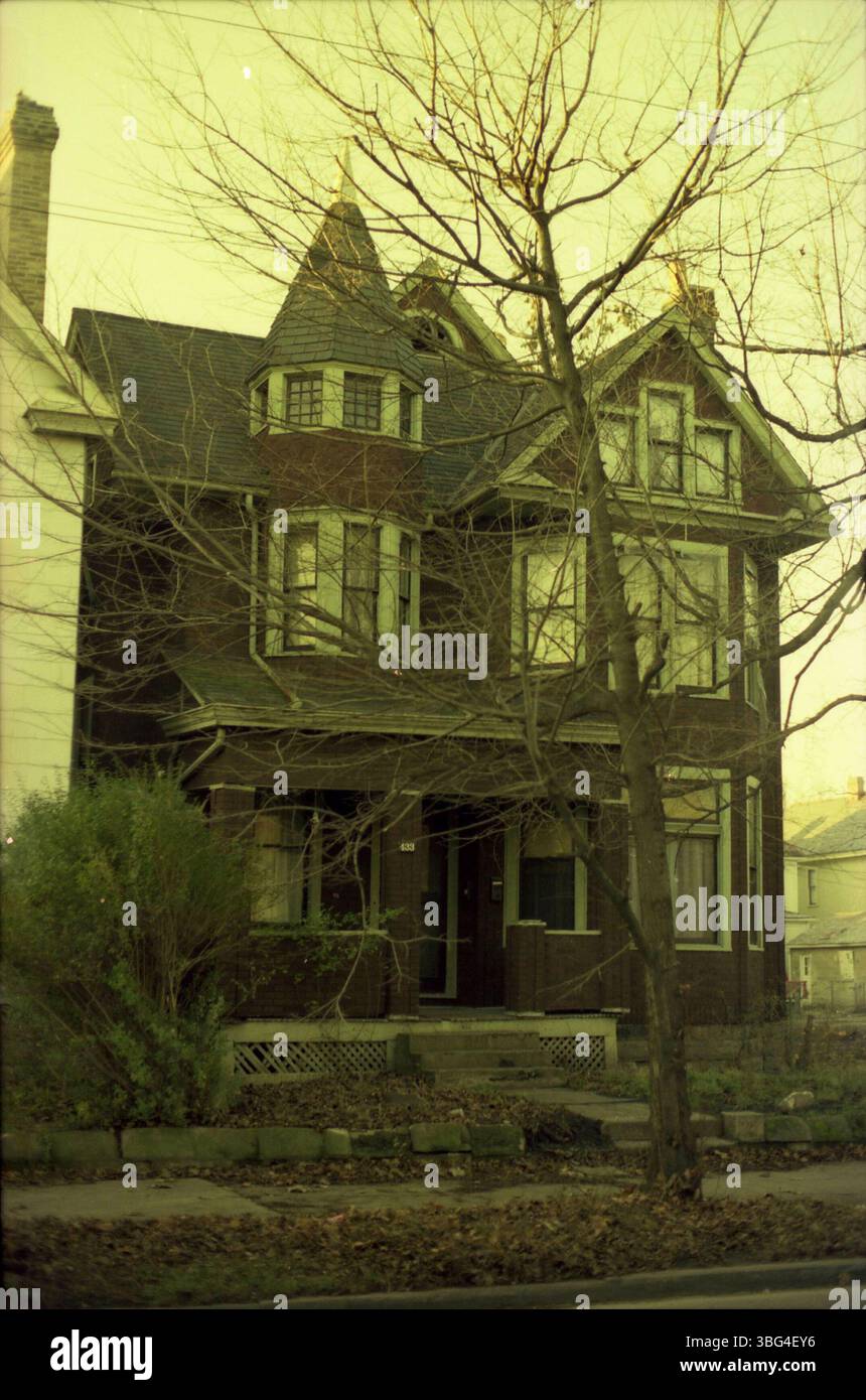 Photograph of the house at 433 West 5th Avenue, Ohio, circa 1975, taken ...