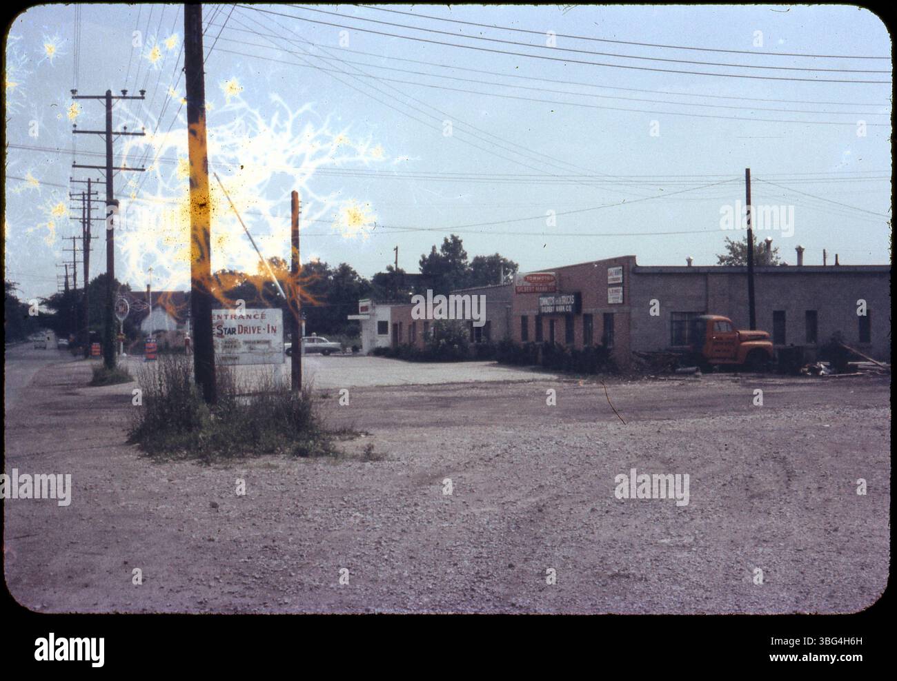 This photograph shows Beulah Road looking south towards Weber Road ...