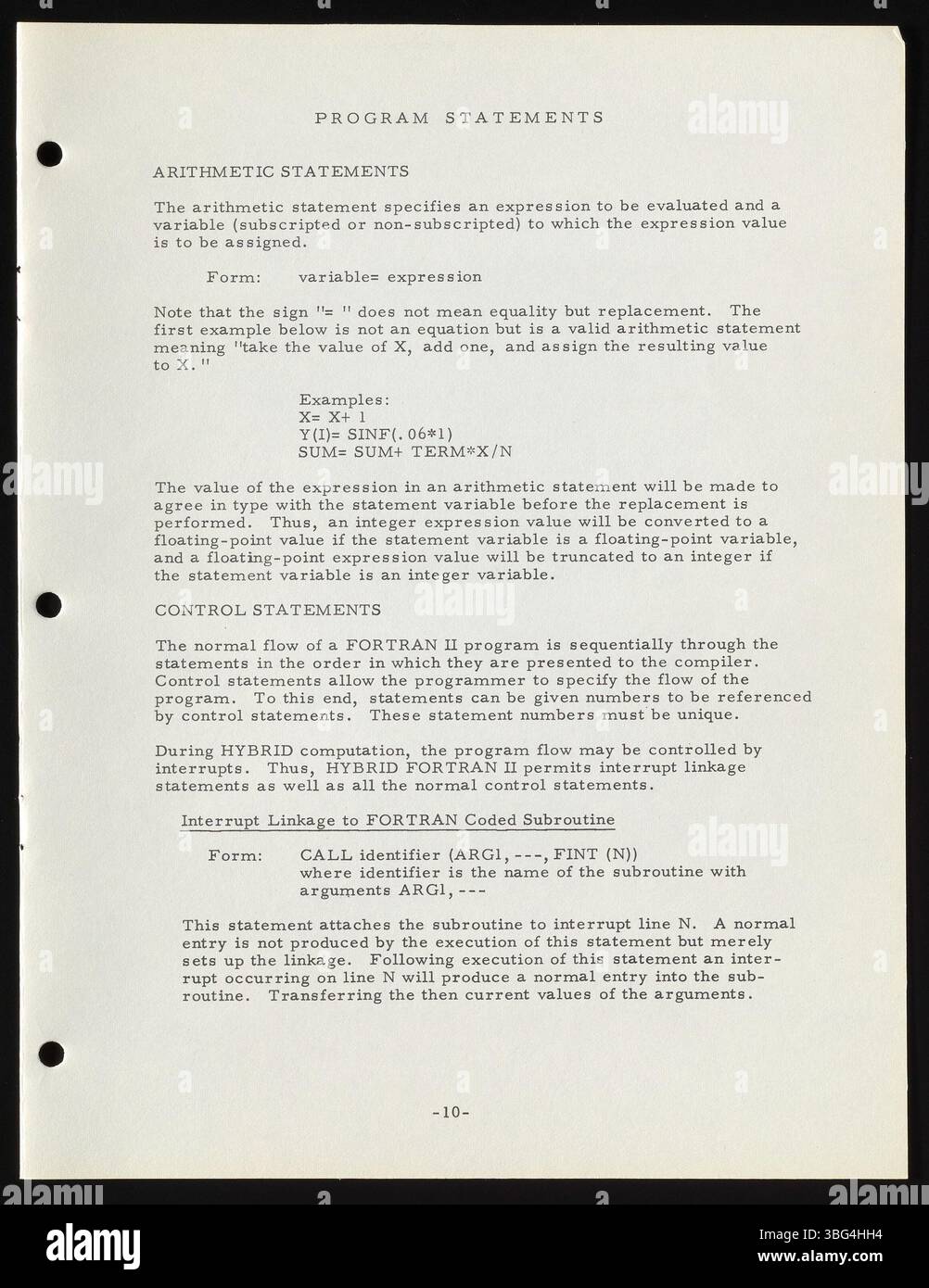 Instructions for the Beckman/SDS Hybrid Fortran II system from 1964 note IBM’s Fortran ...