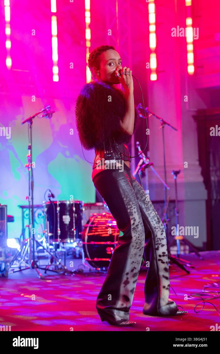 London, UK. Tuesday June 3rd, 2025. Crystal Murray performs at ...