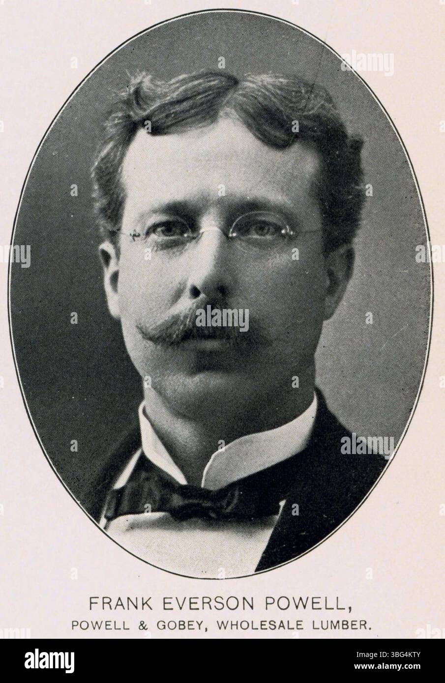 This portrait shows Frank Everson Powell (1879-1943), a prominent ...
