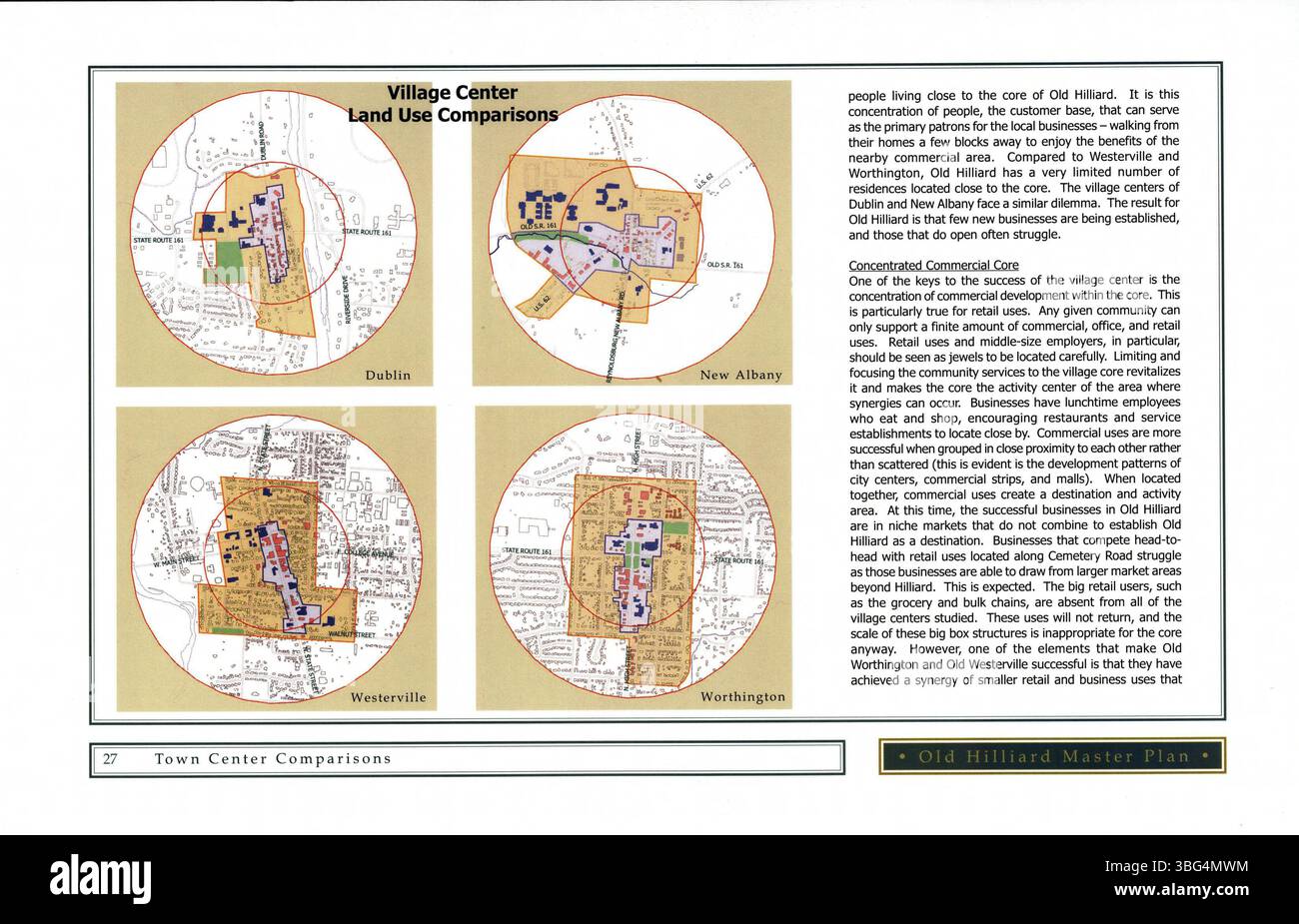 The 2002 Old Hilliard Master Plan, created by the design firm MSi for ...